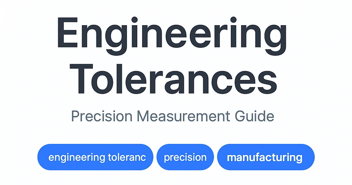 Engineering Tolerances: Precision Measurement Guide | Unitconvr